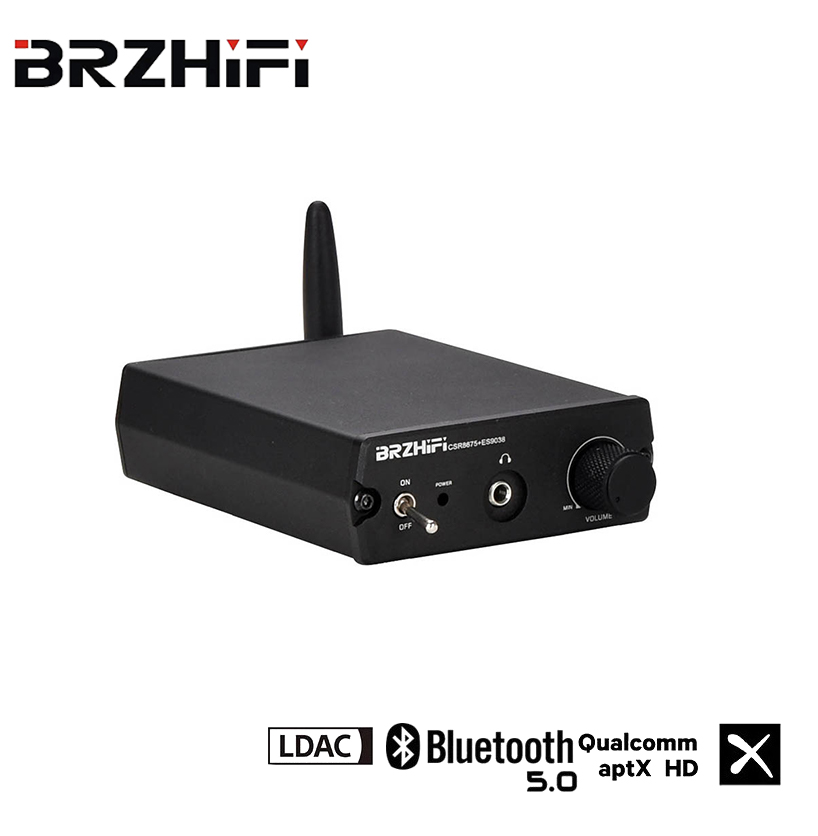 BRZHIFI Bluetooth Audio Power Amplifier & Receiver DAC-BR20-B - Gears For Ears