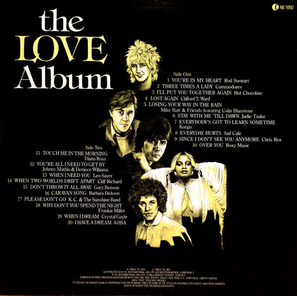 Various – The Love Album (Used) (Mint Condition) | - Gears For Ears